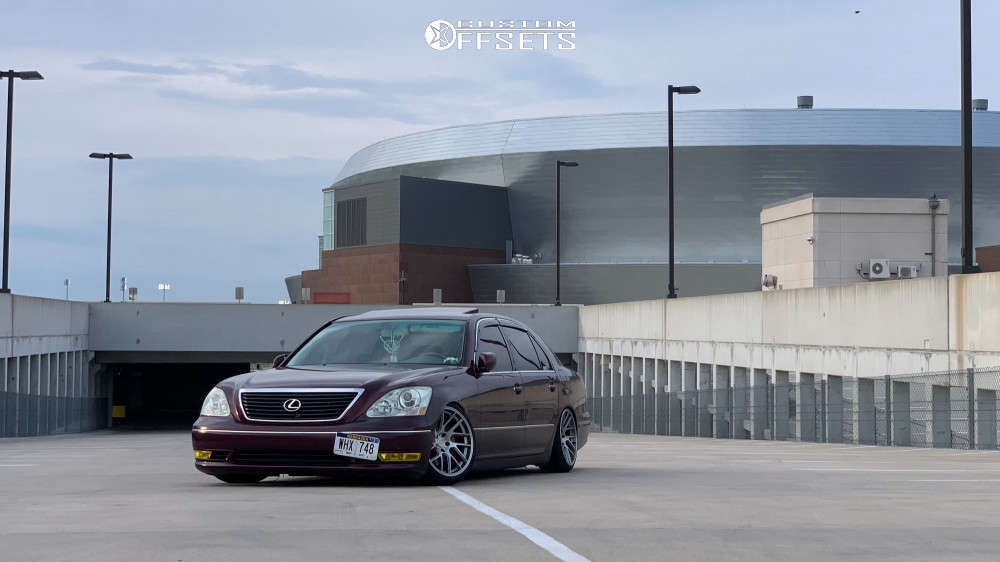 2006 Lexus LS430 with 18x9.5 22 Anovia Elder and 225/40R18 Vercelli ...