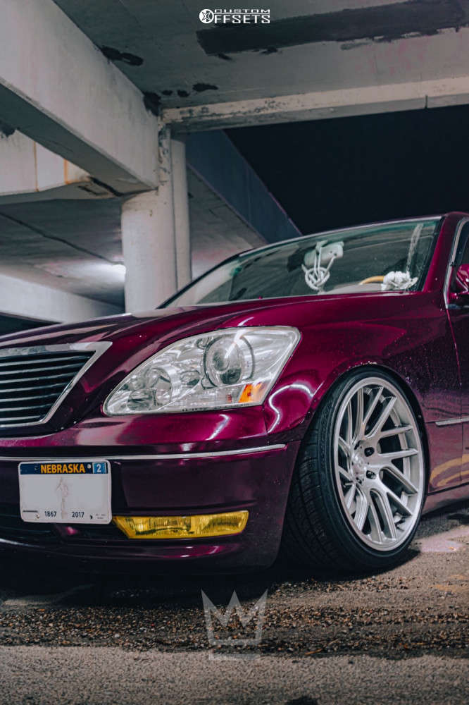 2006 Lexus LS430 with 18x9.5 22 Anovia Elder and 225/40R18 Vercelli ...