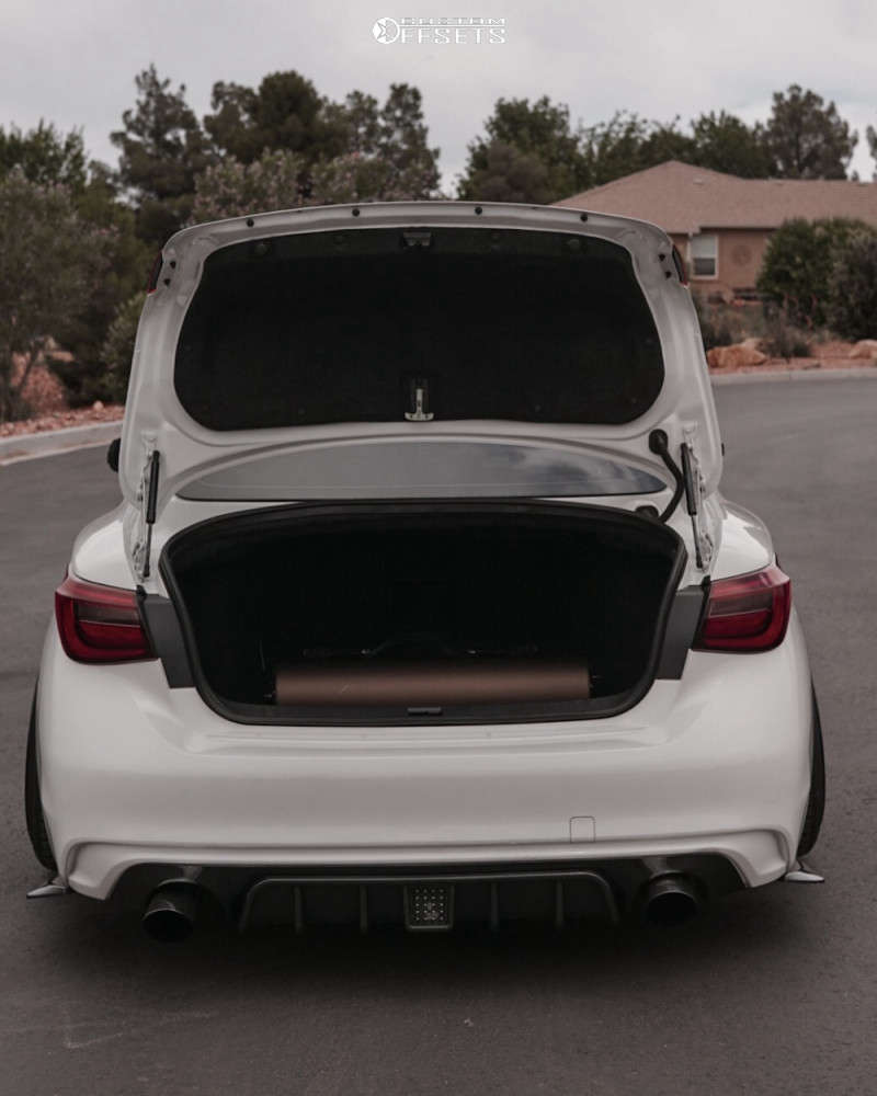 2018 INFINITI Q50 with 19x10.5 22 ESR Cs11 and 245/35R19 Federal SS595 ...