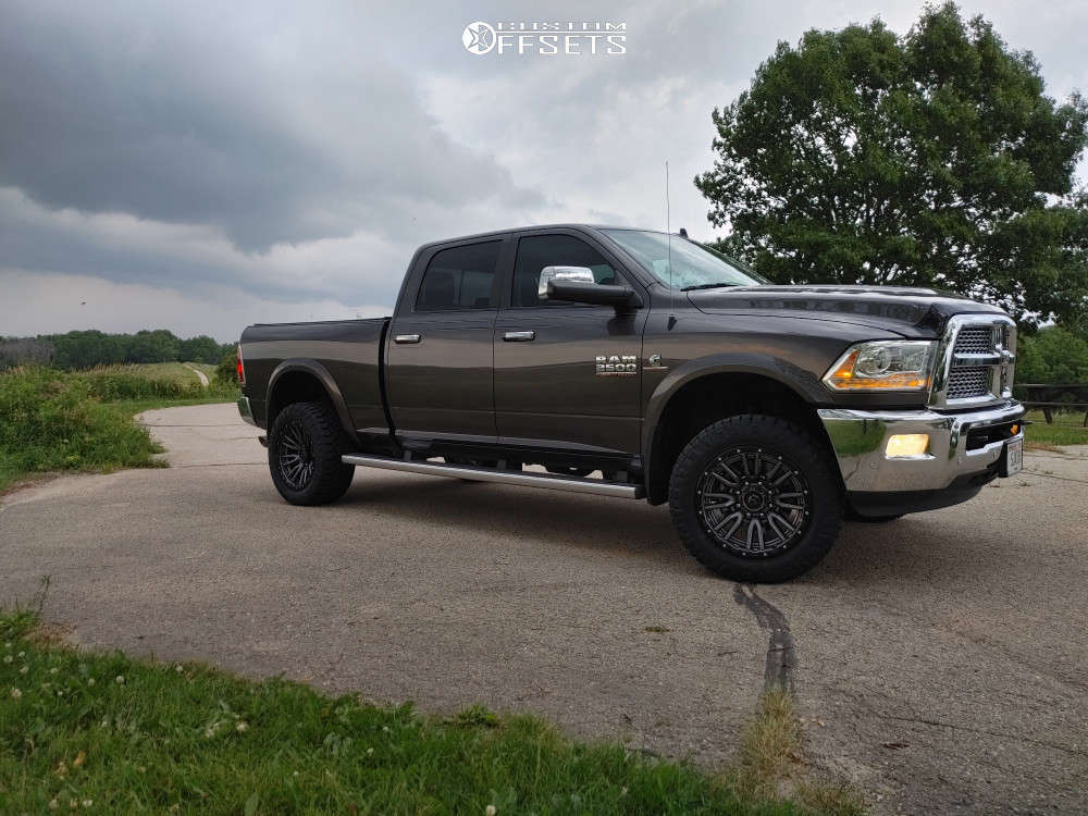 2018 Ram 2500 with 20x10 -18 Fuel Rebel and 33/12.5R20 Nitto Ridge ...