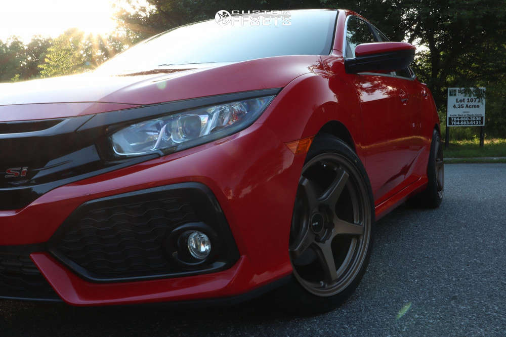 2018 Honda Civic Wheel Offset Poke Stock | 1777666 | Custom Offsets