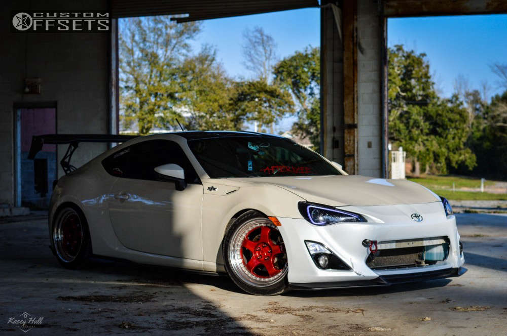2013 Scion FR-S with 18x9.5 35 Varrstoen ES6 and 235/40R18 Goodyear All ...