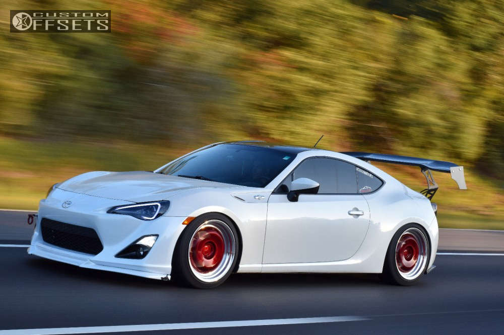 2013 Scion FR-S with 18x9.5 35 Varrstoen ES6 and 235/40R18 Goodyear All ...