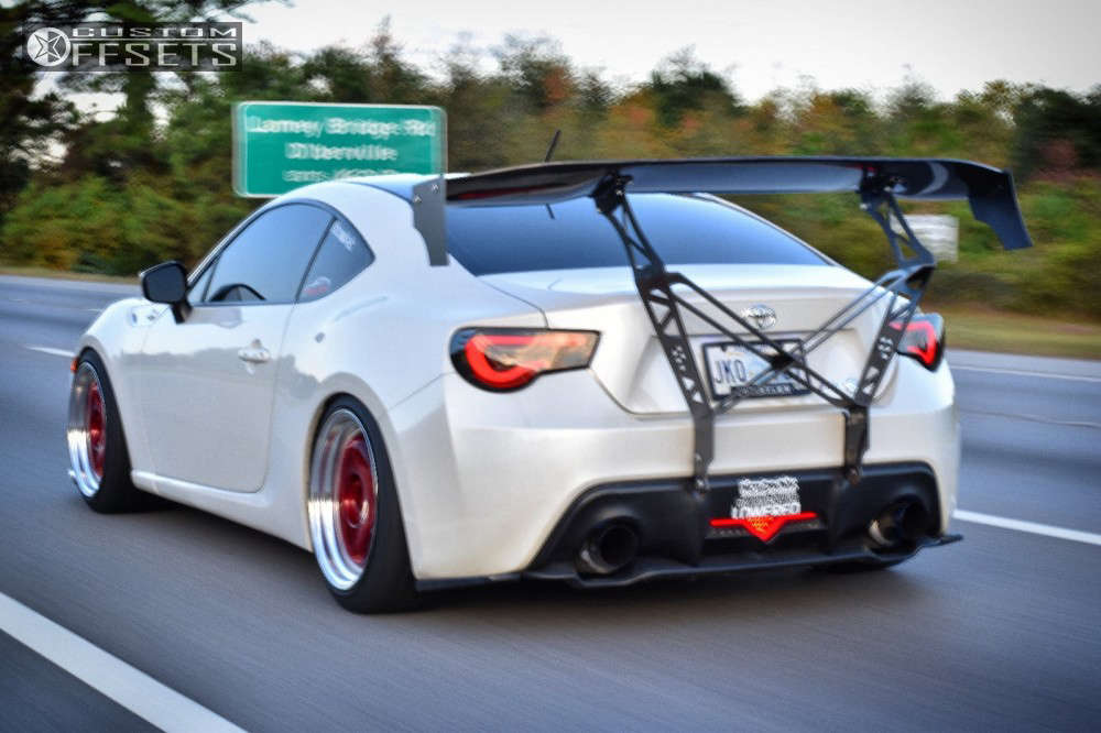 2013 Scion FR-S with 18x9.5 35 Varrstoen ES6 and 235/40R18 Goodyear All ...