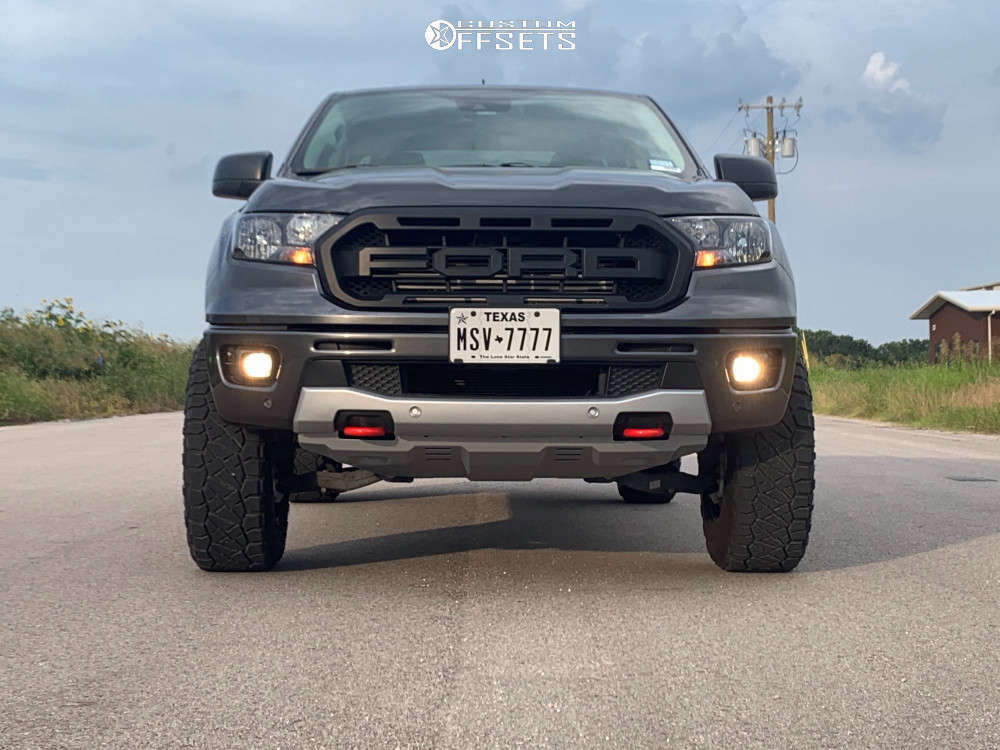 2019 Ford Ranger with 17x9 -12 KMC Km542 and 265/70R17 Nitto Ridge ...