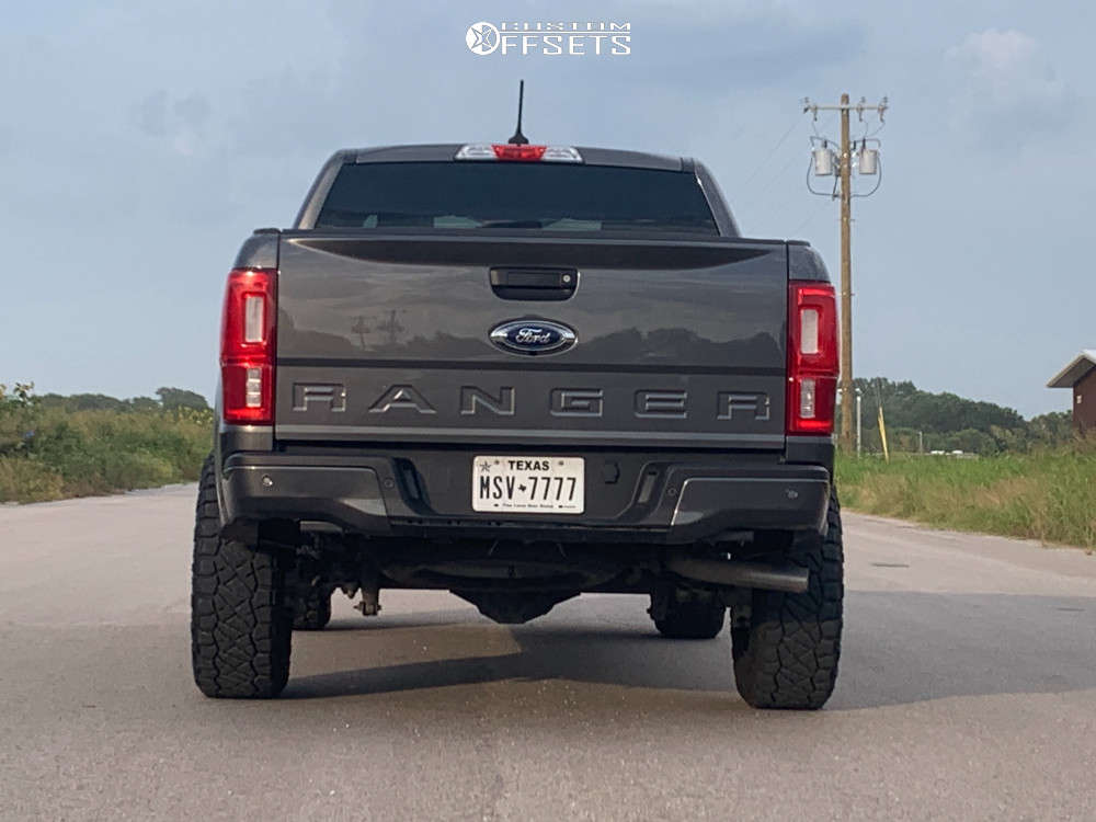 2019 Ford Ranger with 17x9 -12 KMC Km542 and 265/70R17 Nitto Ridge ...