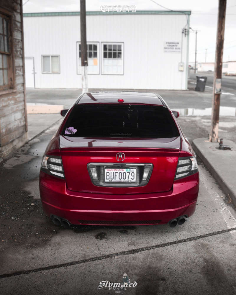 2007 Acura TL with 18x9.5 30 JNC Jnc014 and 225/40R18 Delinte Dh2 and ...