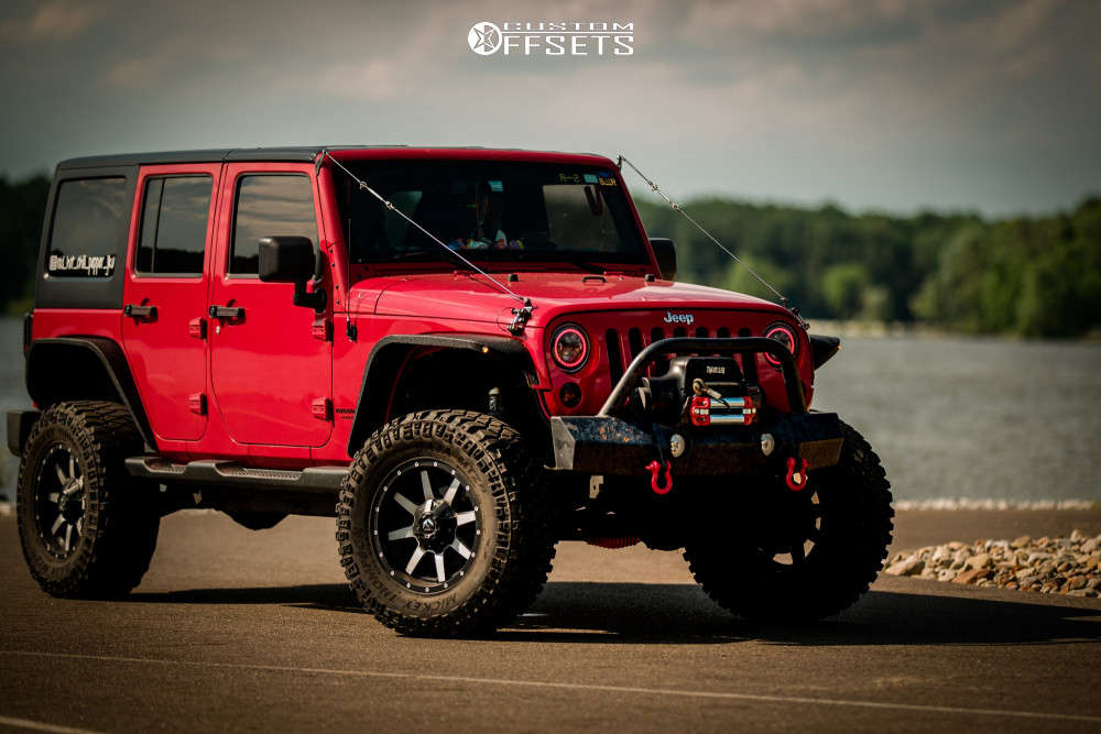 2014 Jeep Wrangler JK Wheel Offset Aggressive > 1" Outside Fender ...