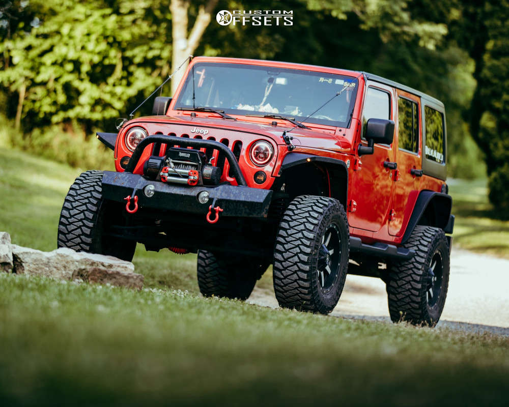 2014 Jeep Wrangler JK Wheel Offset Aggressive > 1" Outside Fender ...