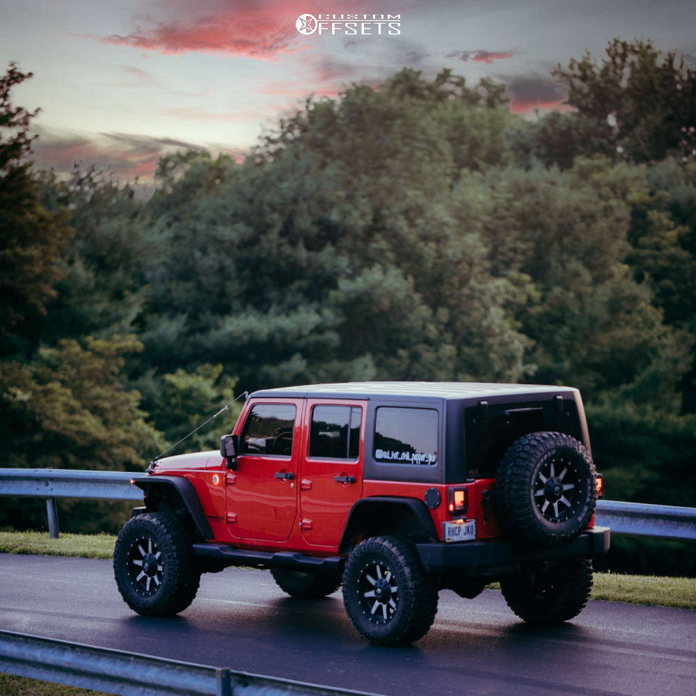 2014 Jeep Wrangler JK Wheel Offset Aggressive > 1" Outside Fender ...