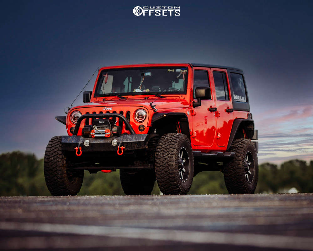 2014 Jeep Wrangler JK Wheel Offset Aggressive > 1" Outside Fender ...