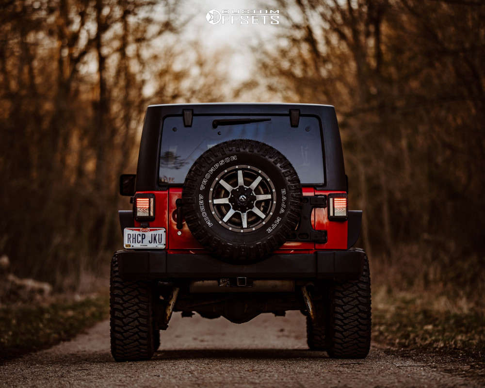 2014 Jeep Wrangler JK Wheel Offset Aggressive > 1" Outside Fender ...