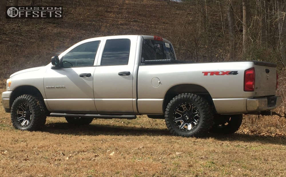 2007 Dodge Ram 1500 with 18x9 -12 Red Dirt Road Rd04 and 33/12.5R18 ...