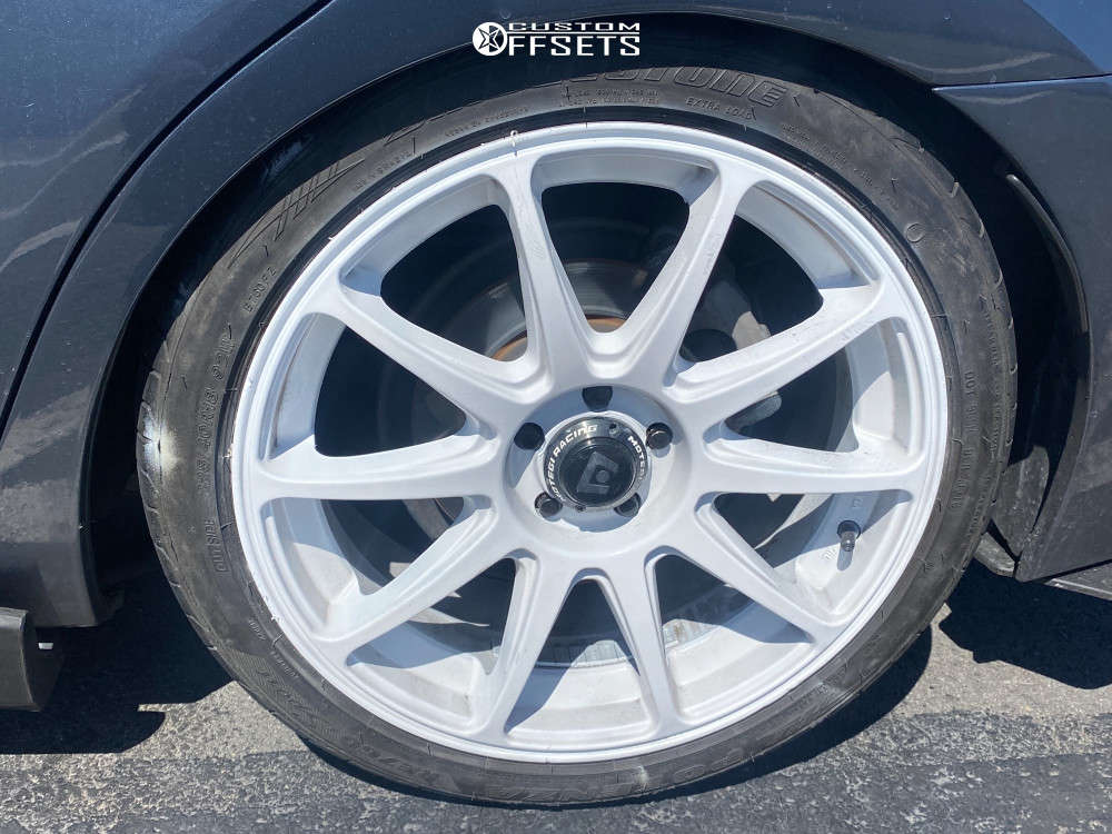 2014 Toyota Corolla with 18x9.5 35 Motegi Mr152 and 225/40R18 ...
