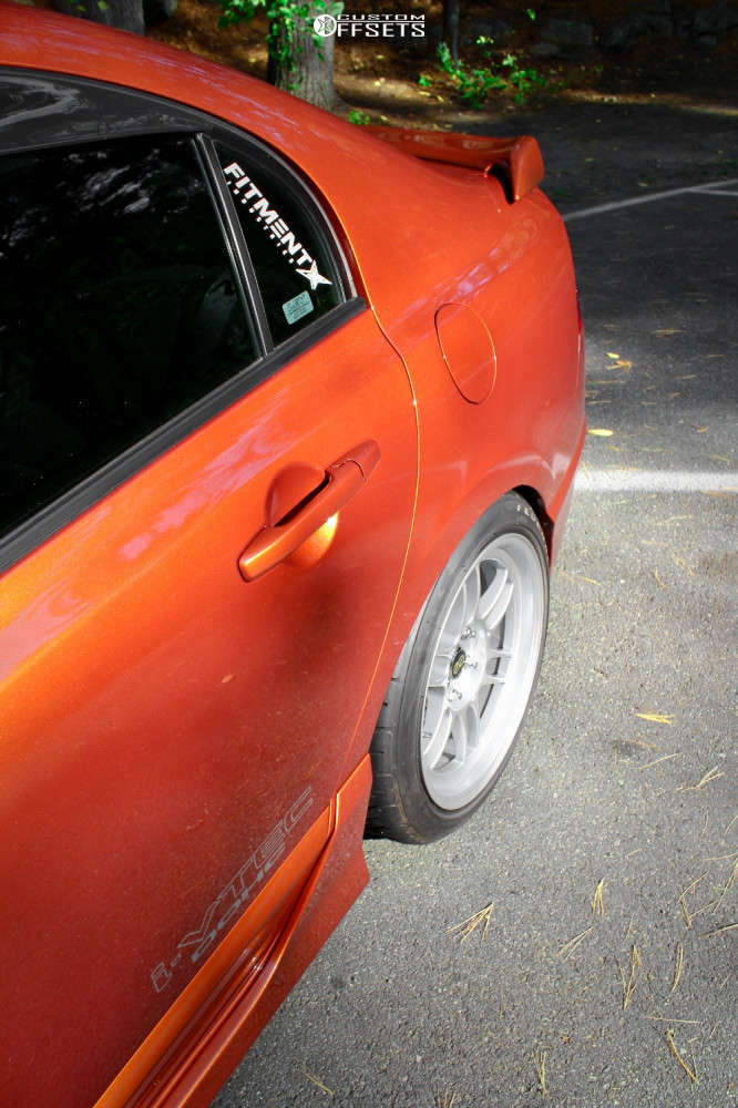 2009 Honda Civic with 17x9 35 Enkei Rpf1 and 235/40R17 Federal SS595 ...