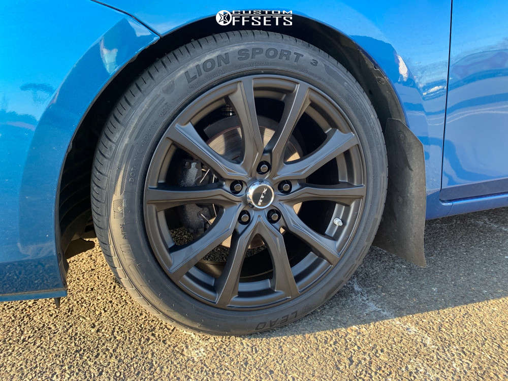 2012 Mazda 3 with 17x7.5 40 RTX Contour and 205/50R17 Leao Lion Sport ...