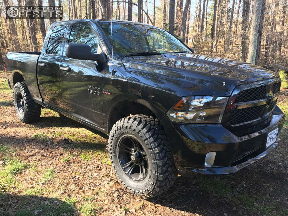 2015 Ram 1500 with 18x9 0 XD Crank and 35/12.5R18 Toyo Tires Open ...