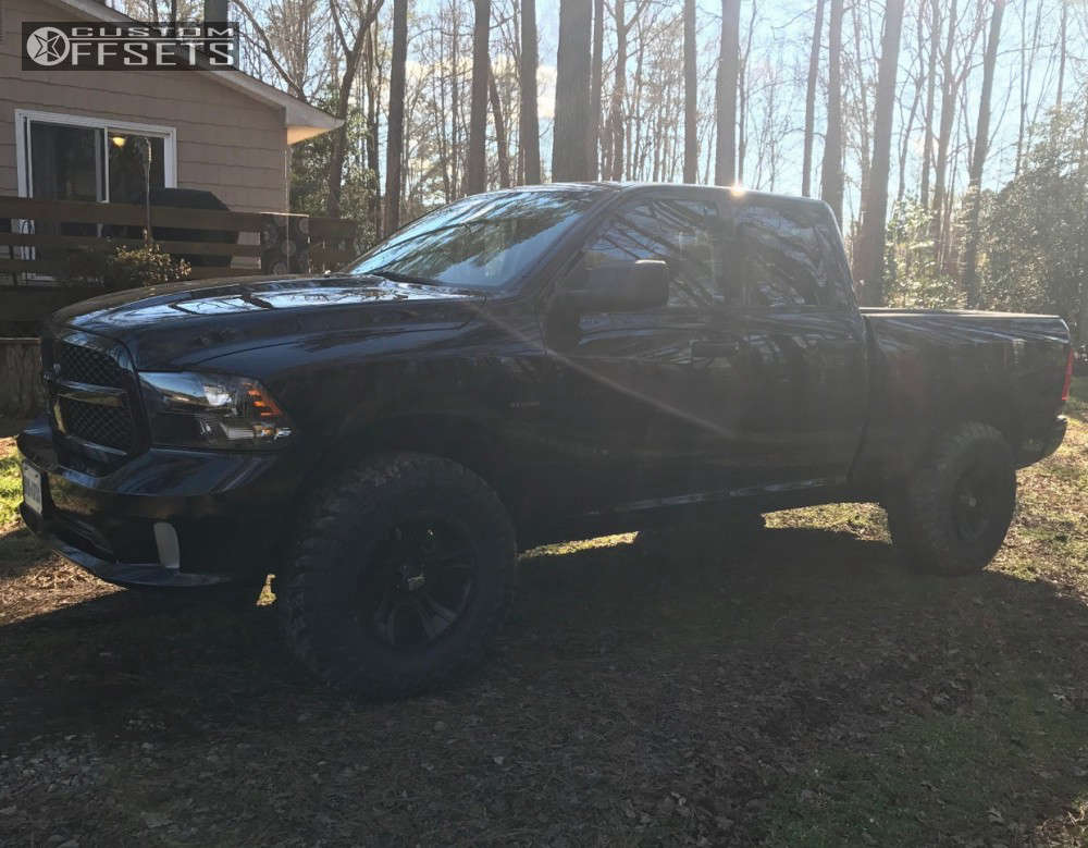 2015 Ram 1500 with 18x9 0 XD Crank and 35/12.5R18 Toyo Tires Open ...