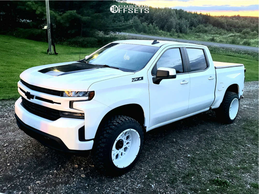 2019 Chevrolet Silverado 1500 with 20x12 -51 Vision Rocker and 33/12 ...