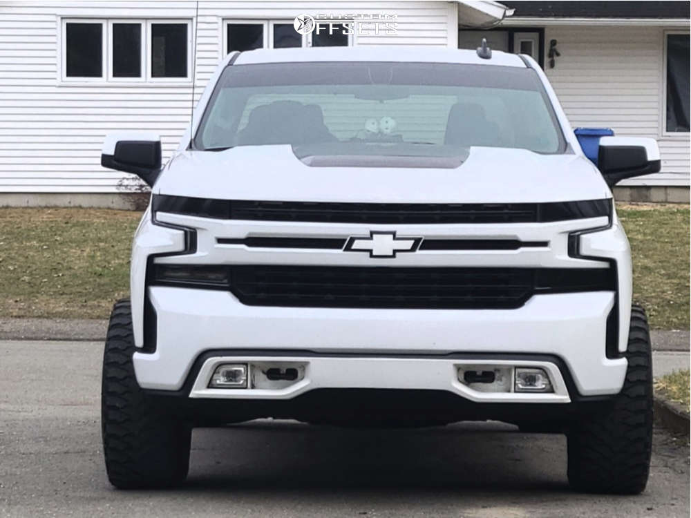 2019 Chevrolet Silverado 1500 with 20x12 -51 Vision Rocker and 33/12 ...