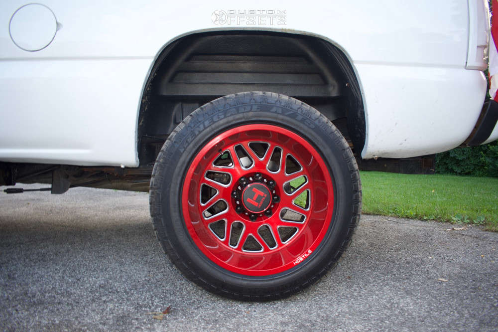 2005 GMC Sierra 2500 HD Classic with 20x12 -44 Hostile Sprocket H108 and 305/50R20 Radar ...