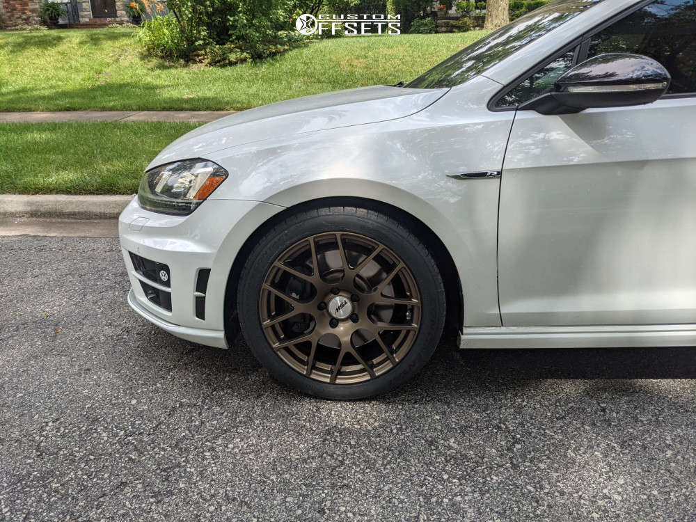 2017 Volkswagen Golf R with 18x8 45 TSW Nurburgring and 245/40R18 ...