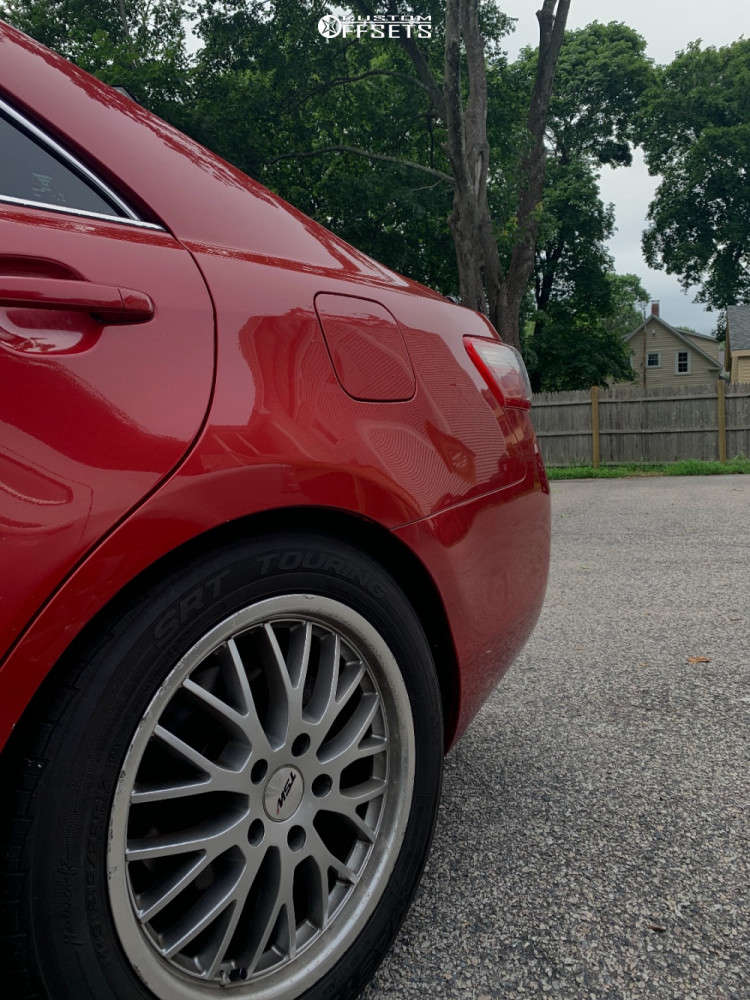 2009 Toyota Camry with 17x8 30 TSW Max and 215/55R17 Mastercraft SRT Touring and Coilovers ...