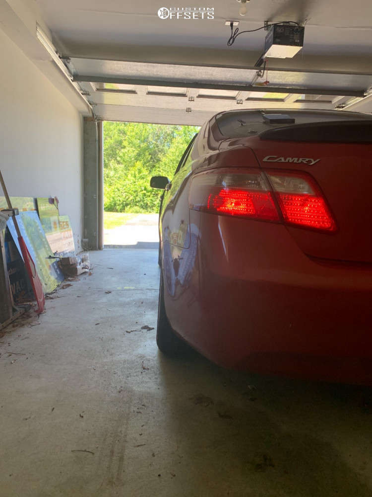 2009 Toyota Camry with 17x8 30 TSW Max and 215/55R17 Mastercraft SRT Touring and Coilovers ...