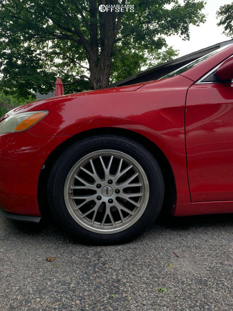 2009 Toyota Camry with 17x8 30 TSW Max and 215/55R17 Mastercraft SRT ...