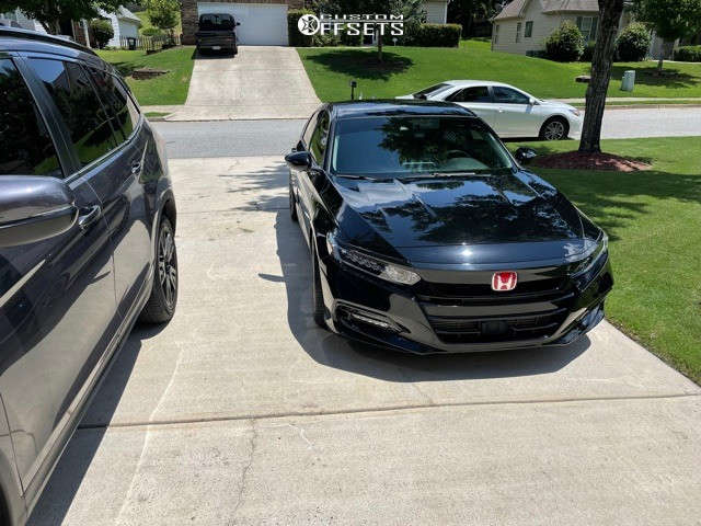 2018 Honda Accord with 19x8.5 35 Aodhan Aff7 and 245/40R19 Nexen 5000 ...