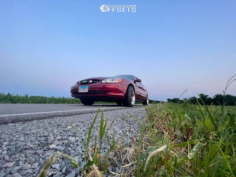 2003 Ford Taurus with 18x9.5 36 ARC Ar9 and 245/40R18 Landspider ...