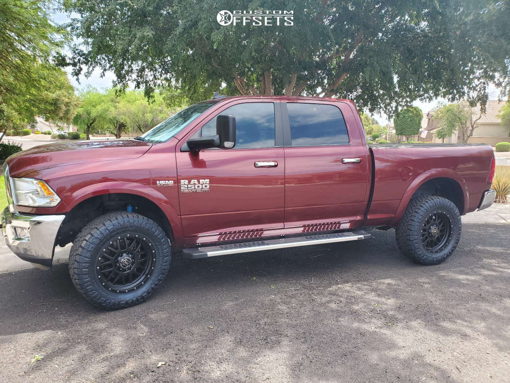 2017 Ram 2500 with 20x9.5 19 Icon Alloys Alpha and 35/12.5R20 Nitto ...