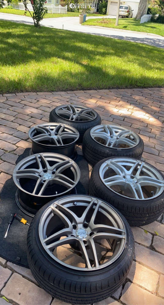 2005 Lexus IS300 with 17x9 22 Advan AVS Model V and 205/40R17 Accelera ...