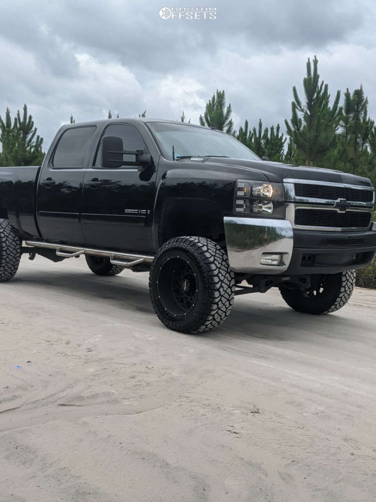 2008 Chevrolet Silverado 2500 HD with 20x12 -54 Vision Rocker 412 and ...
