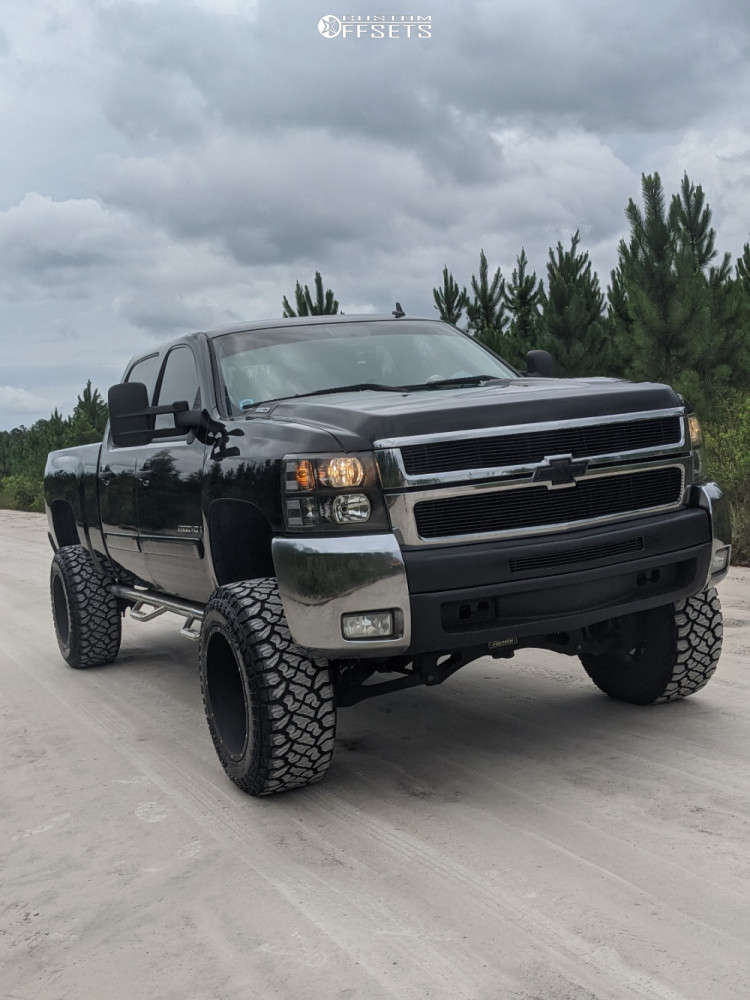 2008 Chevrolet Silverado 2500 HD with 20x12 -54 Vision Rocker 412 and ...