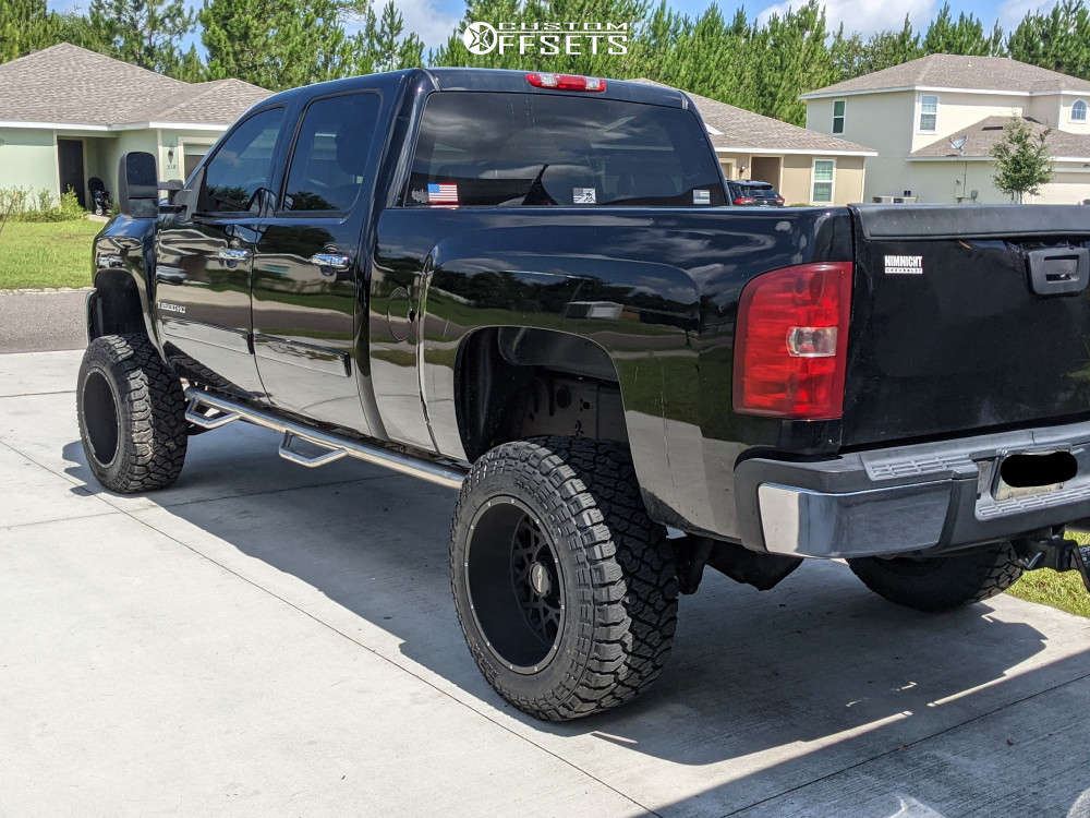 2008 Chevrolet Silverado 2500 HD with 20x12 -54 Vision Rocker 412 and ...