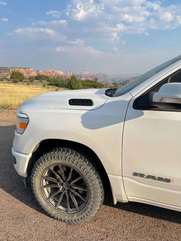 2021 Ram 1500 with 20x9.5 15 Vossen Hf6-1 and 33/12.5R20 Atturo Trail ...