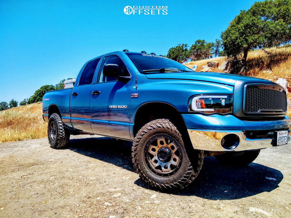 2004 Dodge Ram 1500 with 17x9 1 Ultra Warlock and 295/70R17 Yokohama ...