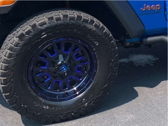 2021 Jeep Gladiator with 18x9 -12 Fuel Stroke and 35/12.5R18 BFGoodrich ...