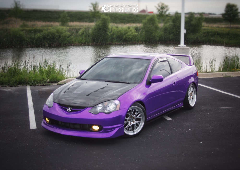 2002 Acura RSX with 18x8.5 32 ESR Cs11 and 225/45R18 Federal SS595 and ...