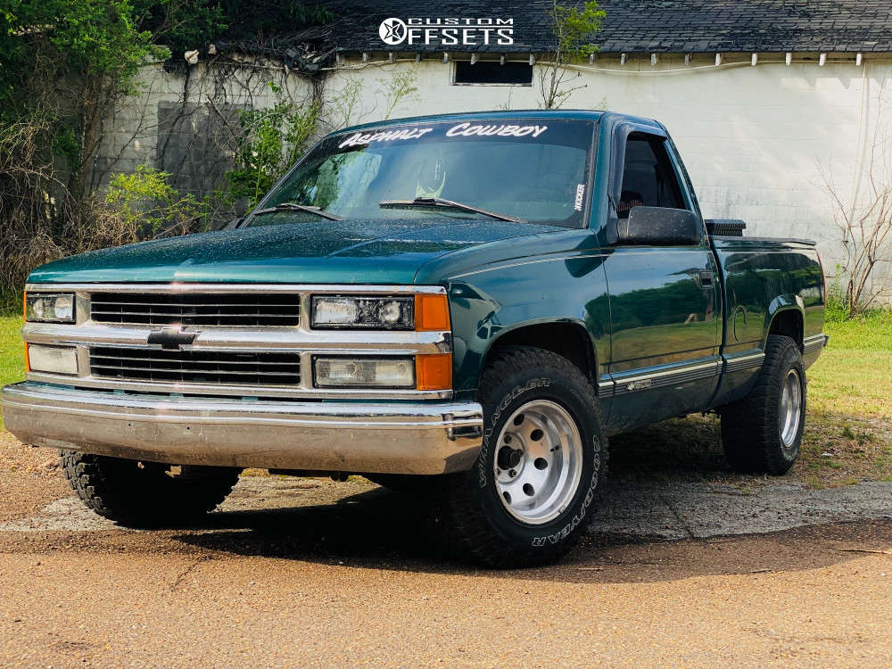 1997 Chevrolet C1500 with 15x12 -48 Billet Specialties Comp 5 Series ...