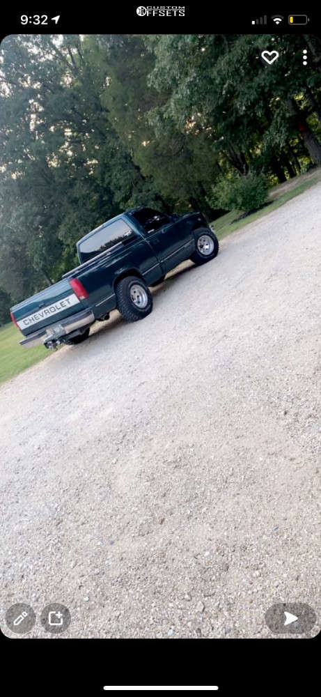 1997 Chevrolet C1500 with 15x12 -48 Billet Specialties Comp 5 Series ...