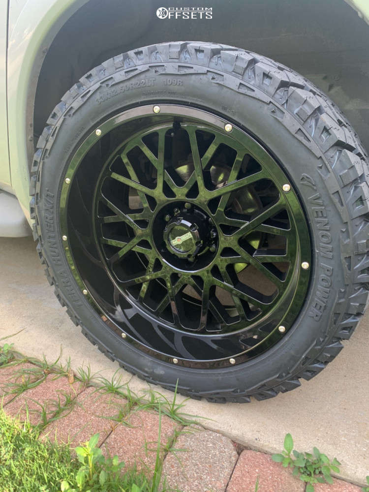 2011 Nissan Armada with 22x10 -12 Vision Rocker and 33/12.5R22 Venom ...