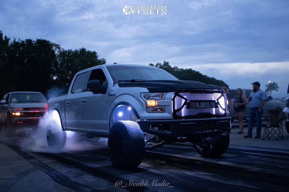 2016 Ford F-150 with 20x12 -51 Vision Rocker and 305/55R20 Nitto NT420V ...
