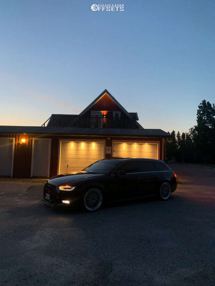 2013 Audi A4 Quattro with 20x9 33 Japan Racing Jr23 and 235/35R20 ...