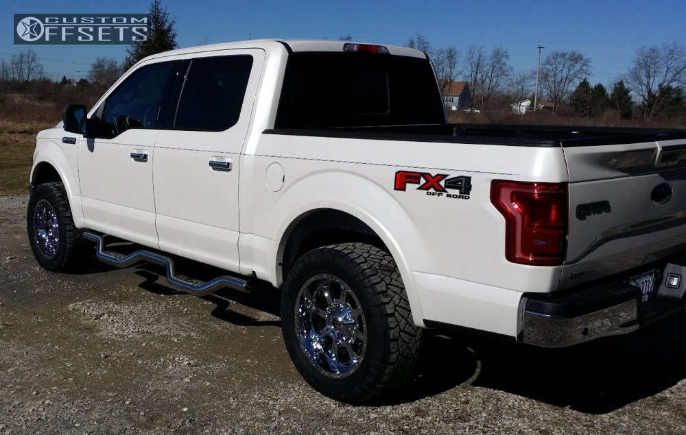 2016 Ford F-150 with 20x10 -12 Fuel Krank and 33/12.5R20 Nitto Ridge ...