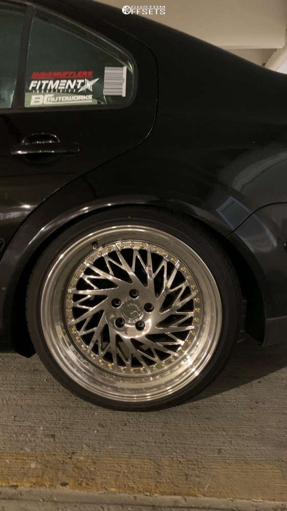 2001 Volkswagen Jetta with 18x9.5 35 Aodhan Ds03 and 215/40R18 Vercelli ...