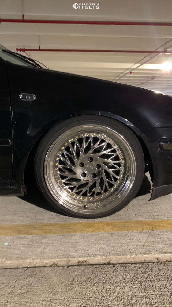 2001 Volkswagen Jetta with 18x9.5 35 Aodhan Ds03 and 215/40R18 Vercelli ...