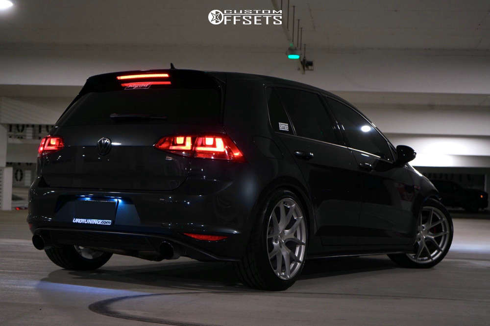 2016 Volkswagen GTI with 18x8.5 35 Aodhan Aff7 and 235/40R18 Firestone ...