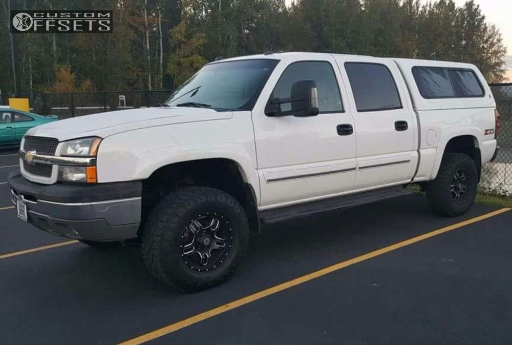 2004 Chevrolet Silverado 1500 with 17x9 10 American Outlaw Regulator ...